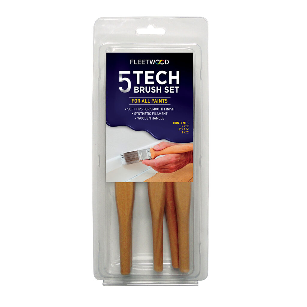 Tech 5 Piece Set Brush | Fleetwood