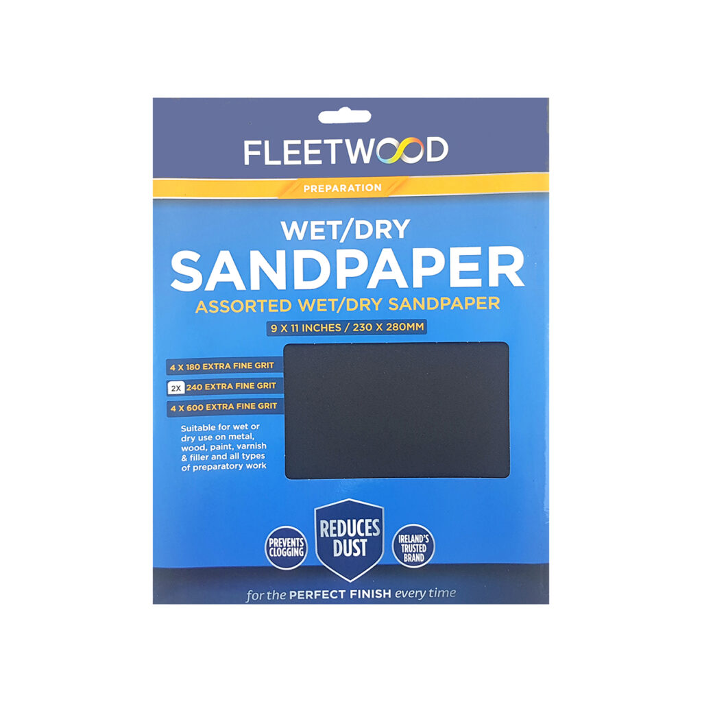 Assorted Aluminium Oxide Sandpaper | Fleetwood