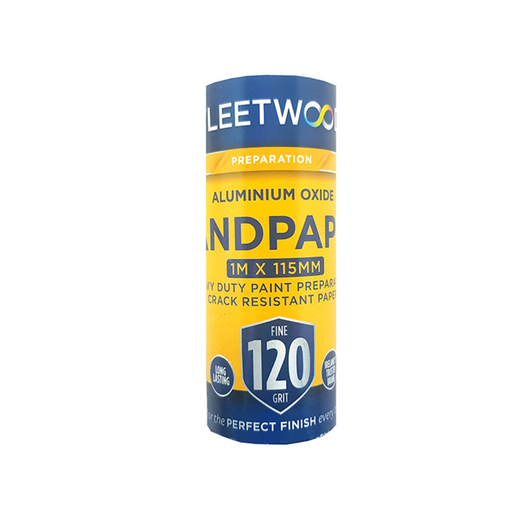 Aluminium Oxide Sandpaper 1m x 115mm 120Grit | Fleetwood
